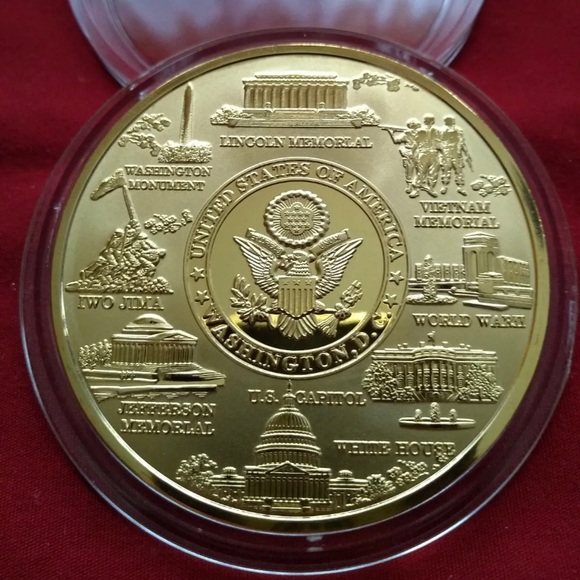 No Brand | Accents | Washington Dc Challenge Coin The Great Seal Of The ...